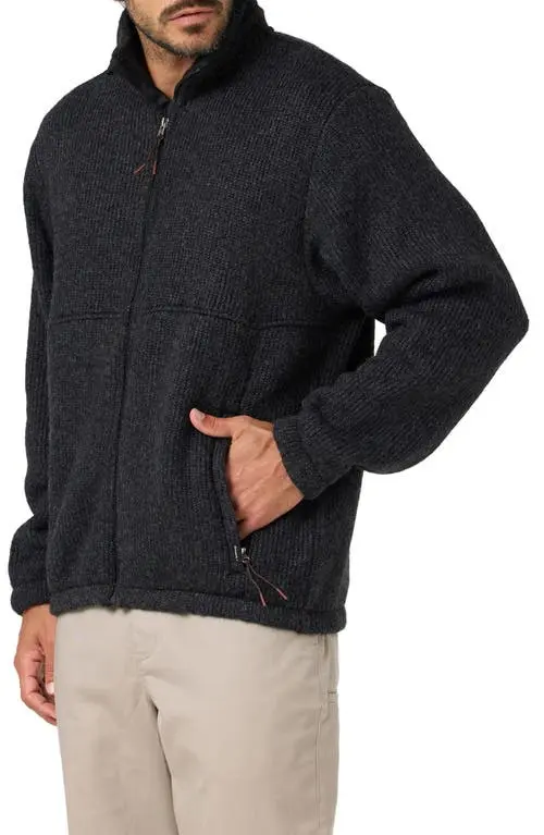 O'Neill Stand Collar Fleece Jacket - Grey