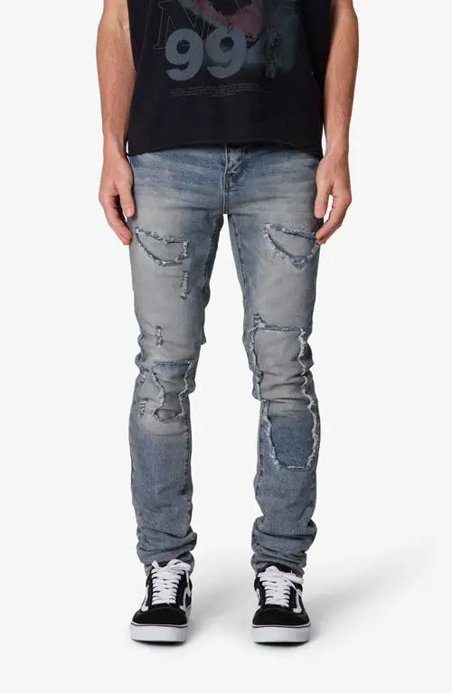 Mnml Skinny Distressed Repair Patch Jeans