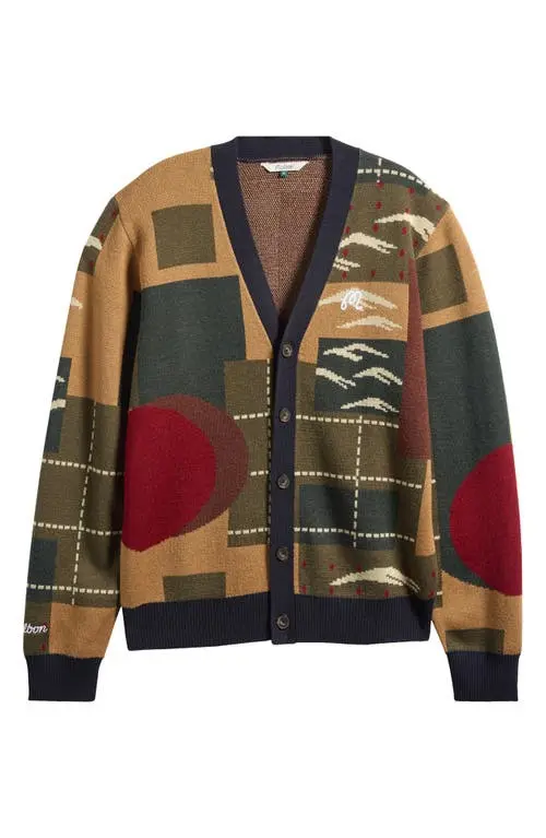 MALBON Edo Wool Blend Cardigan