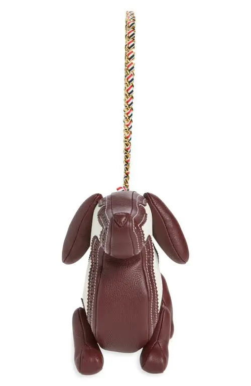 Thom Browne Baby Hector Bicolor Leather Crossbody Bag