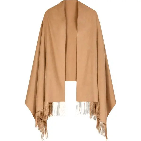 Sofia Cashmere Cashmere Woven Wrap - Camel