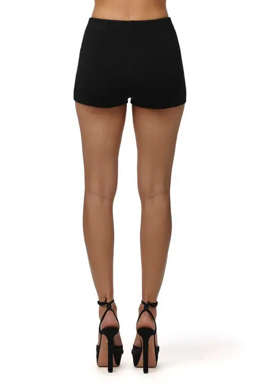 Naked Wardrobe Knit Hot Pants - Black