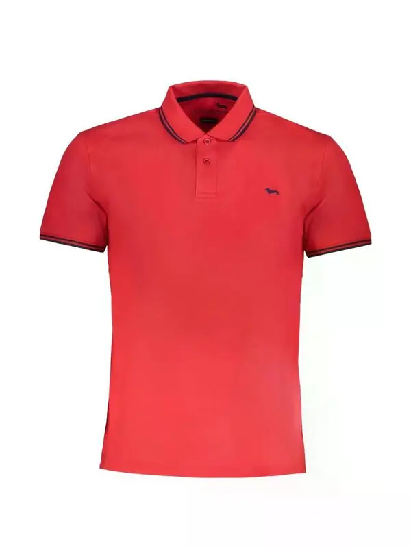 HARMONT & BLAINE Short-sleeve Polo Shirt - Red
