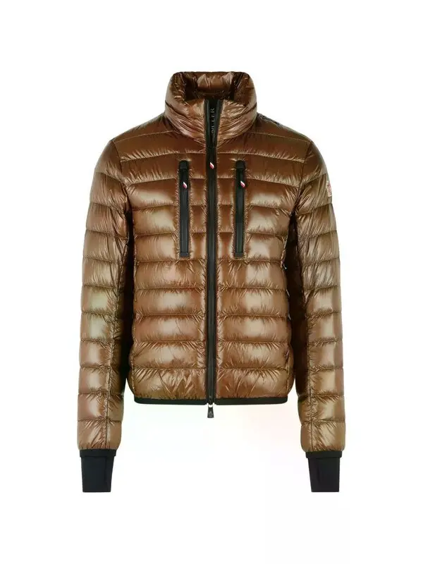 Moncler Hers Foldable Padded Ski Jacket - Brown