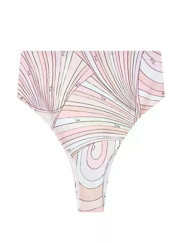 Emilio Pucci Iride-print Bikini Bottoms - Pink