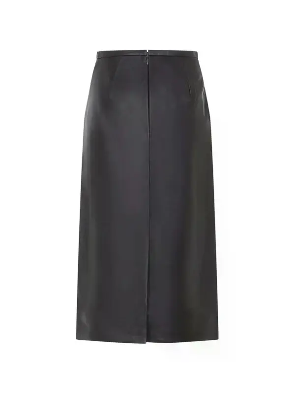 Co Leather Midi Pencil Skirt