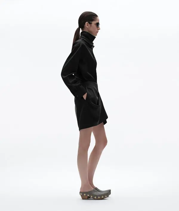 Bottega Veneta Wool Grain De Poudre Skirt