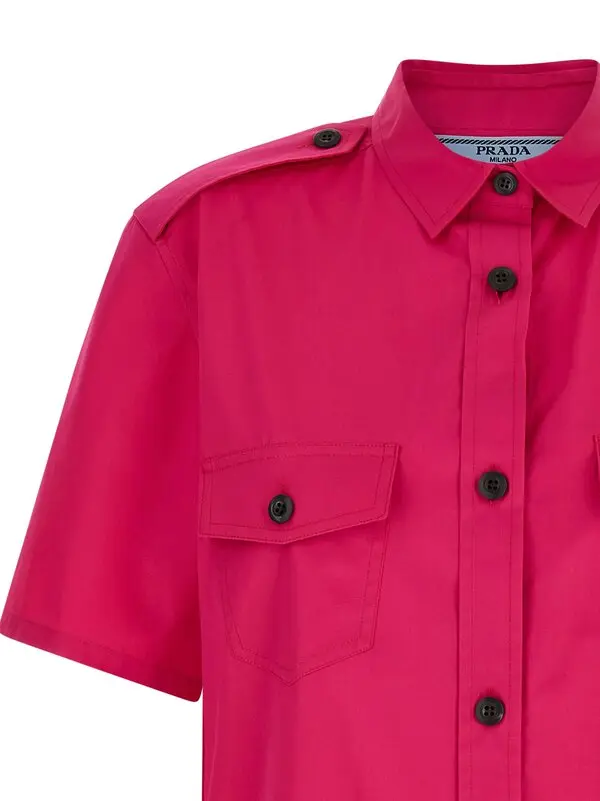 Prada Poplin Shirt - Pink