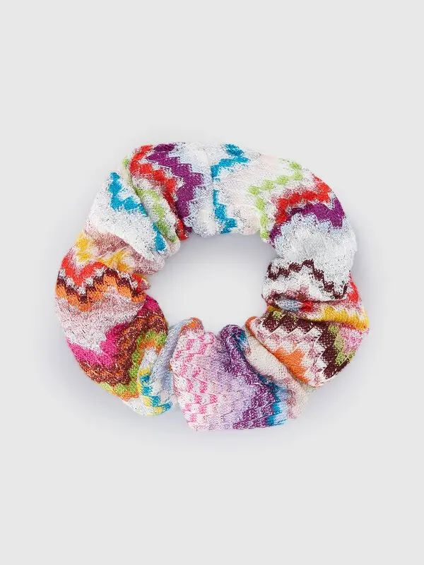 Missoni Viscose Lamé Scrunchie