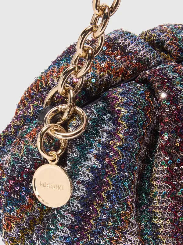 Missoni Pouch With Sequins And Shoulder Strap
