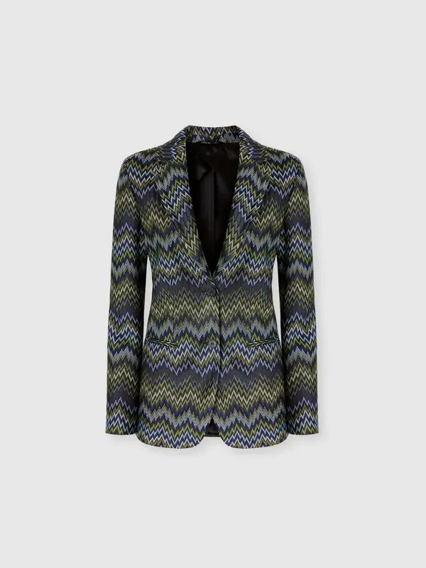 Missoni Viscose Blazer With Snake Motif
