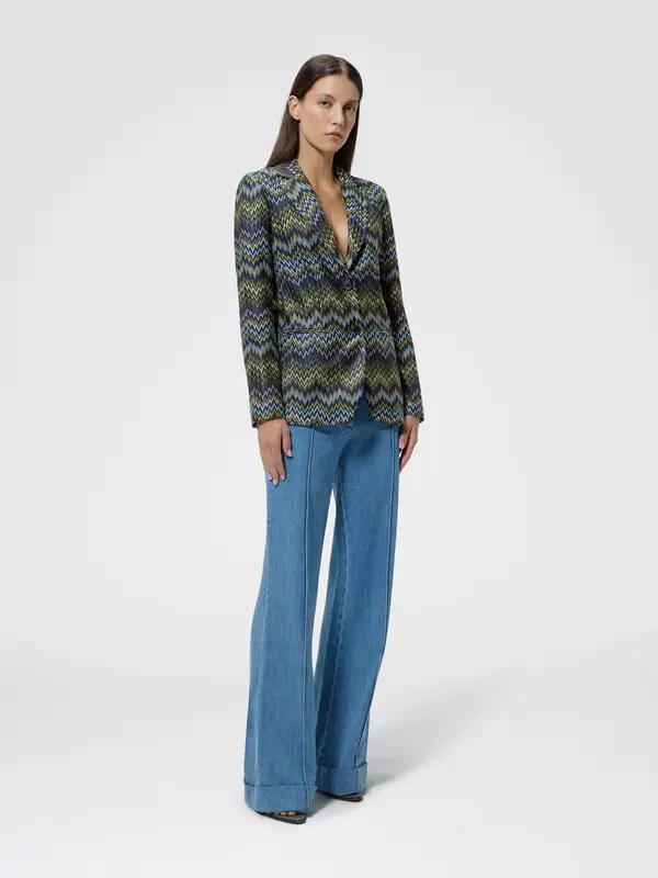 Missoni Viscose Blazer With Snake Motif