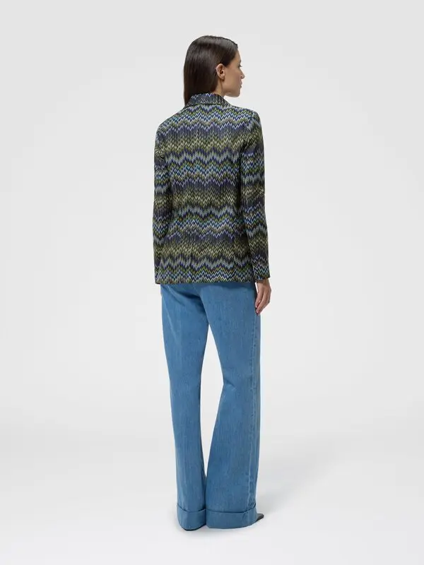 Missoni Viscose Blazer With Snake Motif