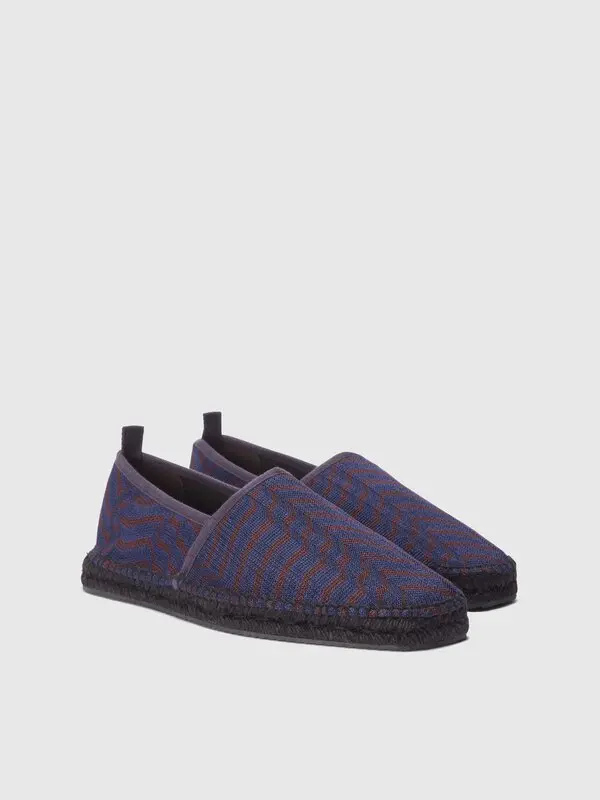 Missoni Espadrilles With Zig Zag Texture