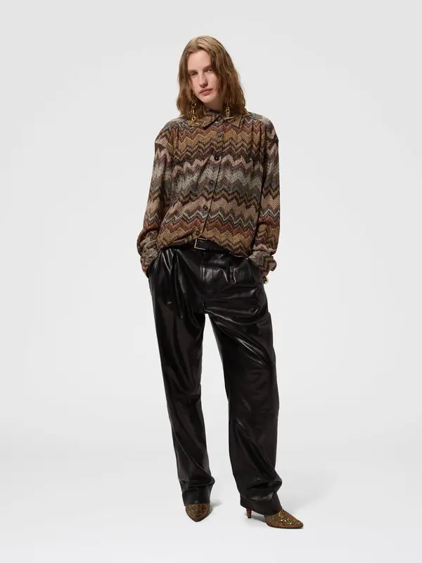 Missoni Regular-fit Shirt With Zig Zag Motif