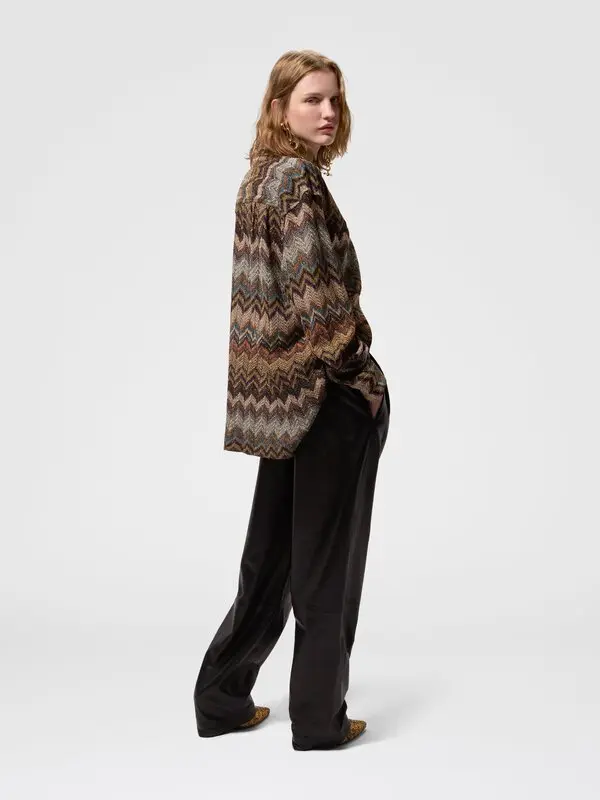 Missoni Regular-fit Shirt With Zig Zag Motif