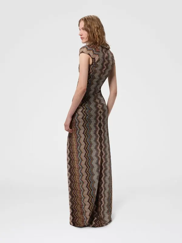 Missoni Long Dress With Knotted Neckline