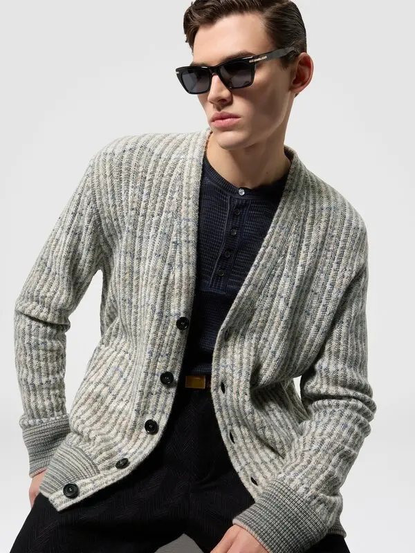 Missoni Cashmere And Viscose Cardigan With Side Pockets
