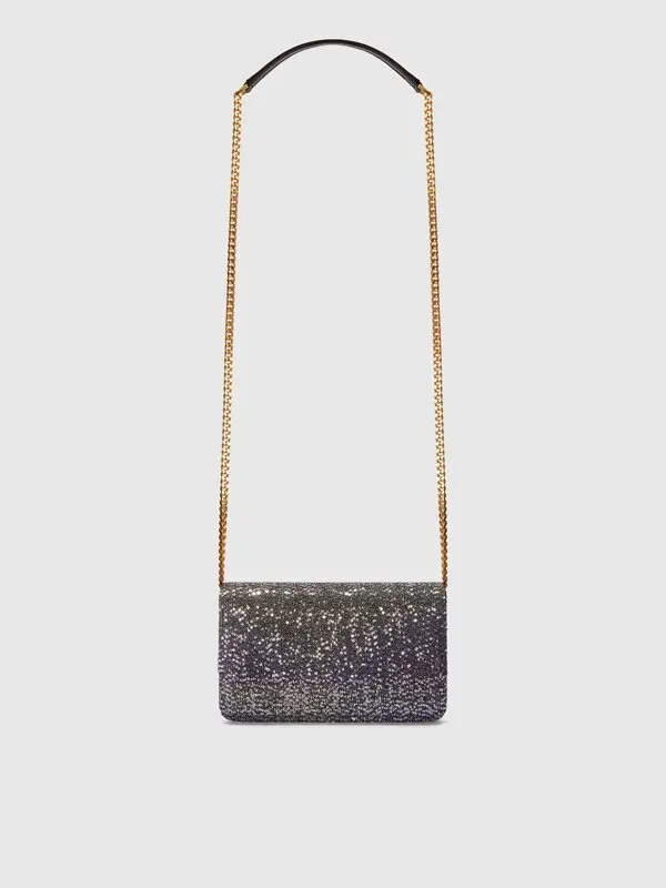 Missoni Wallet On Chain In Lamé Viscose