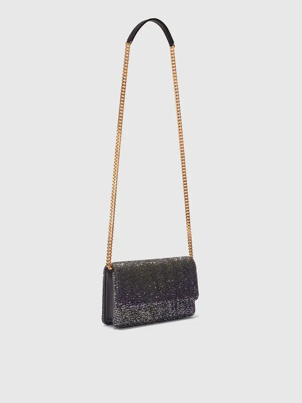 Missoni Wallet On Chain In Lamé Viscose