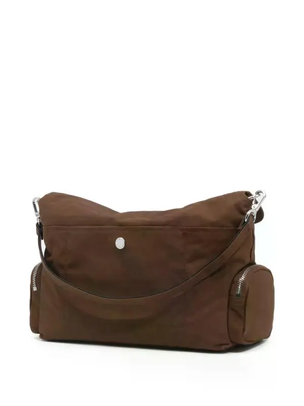 Bimba Y Lola Large Dark-khaki Flap Pocket Bag