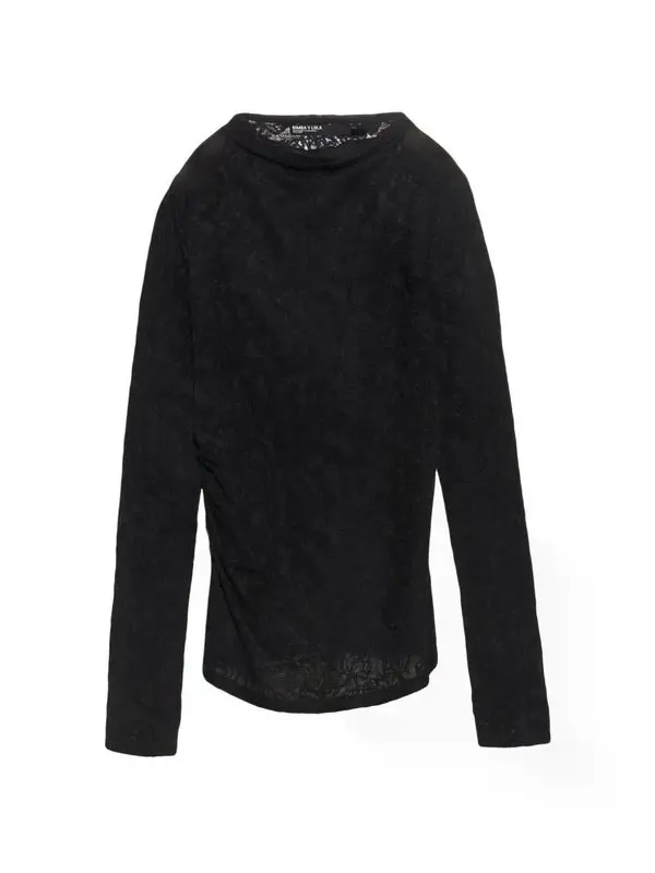 Bimba Y Lola Wool Jacquard T-shirt
