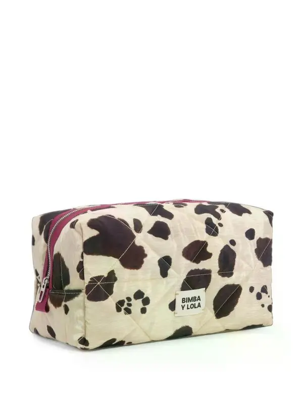Bimba Y Lola Large Pony Fabric Make-up Case