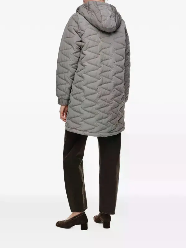 Bimba Y Lola Gray Mid-length Padded Puffer