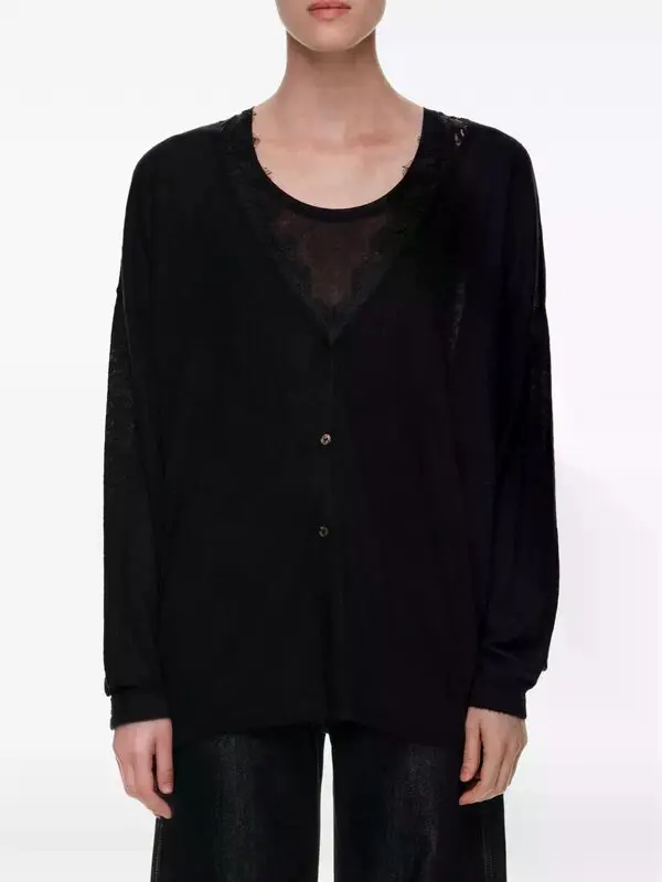Bimba Y Lola Long Lace Cardigan