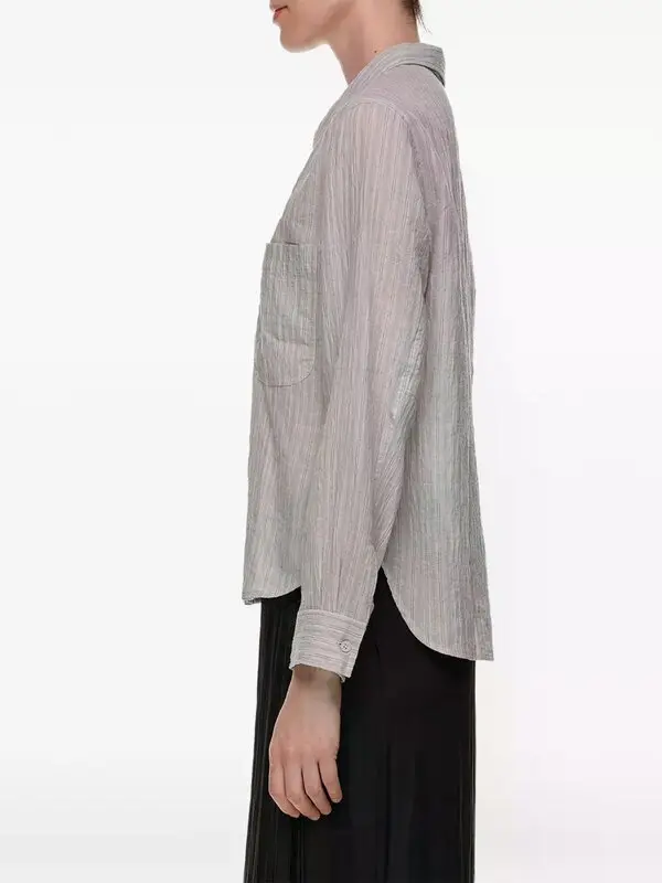 Bimba Y Lola Light-grey Straight-cut Feminine Shirt