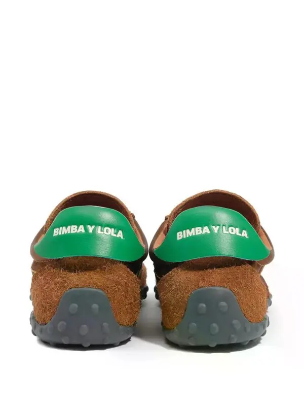 Bimba Y Lola Tan Suede And Satin 13 22 Sneakers