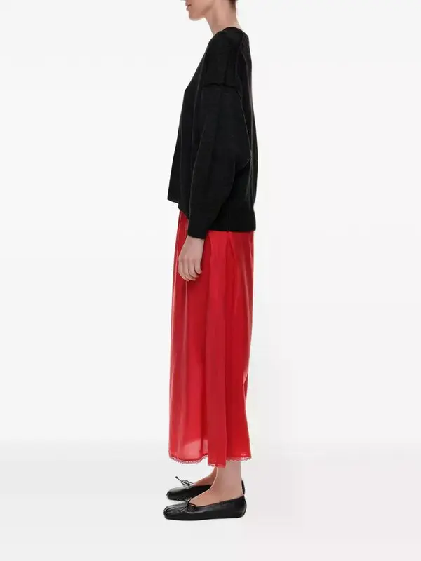 Bimba Y Lola Washed Silk Skirt