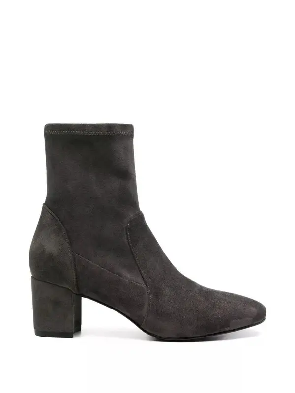 BIBI LOU Suede-effect Block-heel Ankle Boots