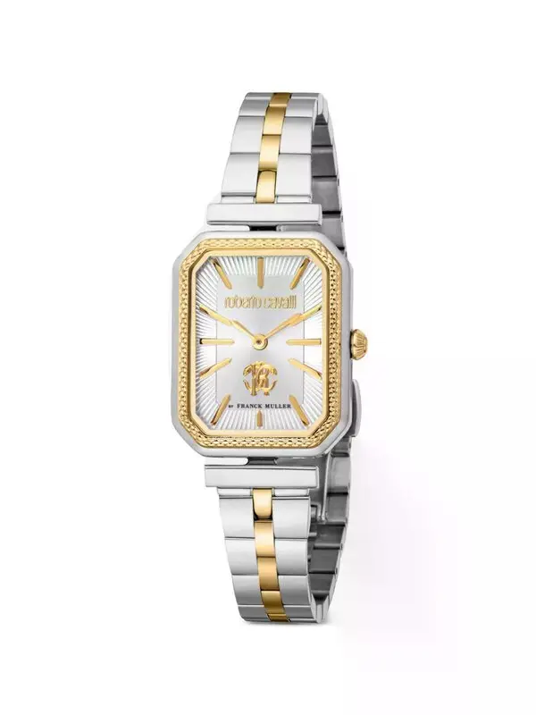 Roberto Cavalli Octagonal Bezel 23mm Watch - Silver
