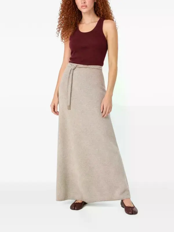 Max Mara Mxmoggi Knitted Maxi Skirt