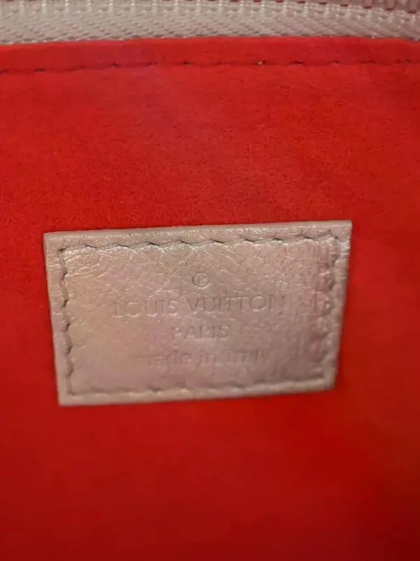 LOUIS VUITTON 2021 Monogram Embossed Puffy Lambskin Coussin Pm Satchel