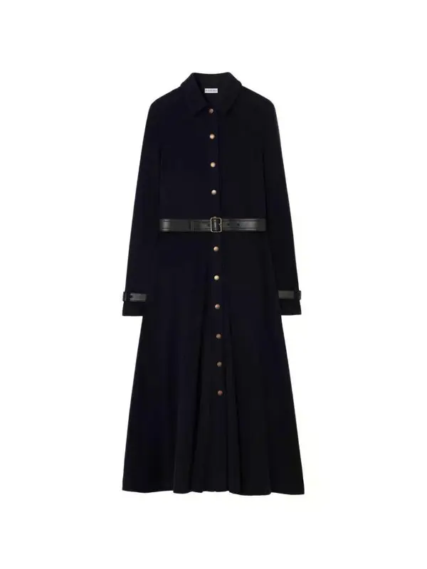 Burberry Wwool Shirt Dress