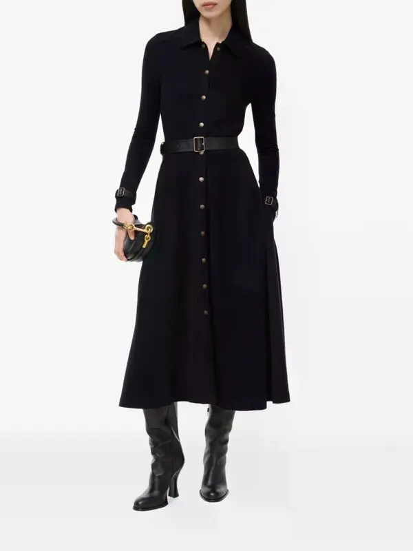 Burberry Wwool Shirt Dress