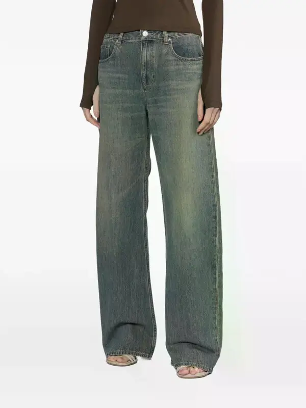Helmut Lang Washed Panelled Jeans