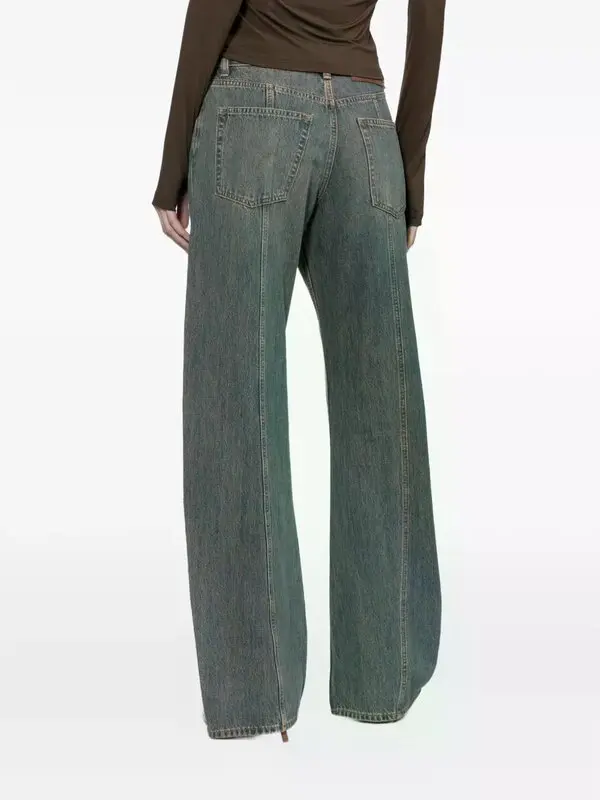 Helmut Lang Washed Panelled Jeans
