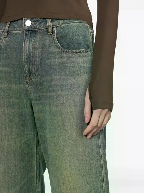 Helmut Lang Washed Panelled Jeans