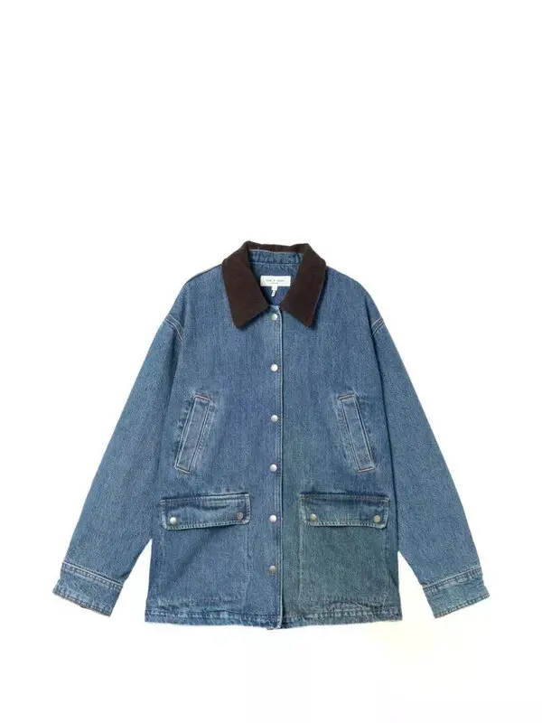 Rag & Bone Corduroy-collar Denim Jacket