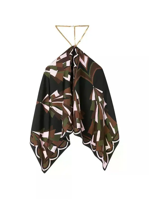 Emilio Pucci Baiadera-print Chain Top