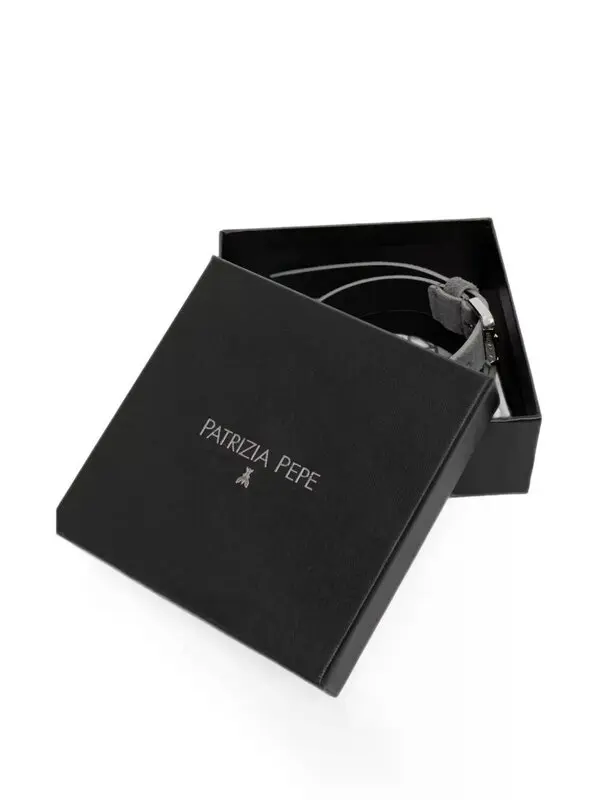 Patrizia Pepe Fly-plaque Suede Belt