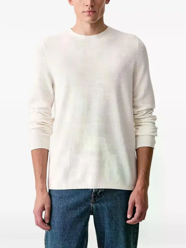 Marc O'polo Waffle-knit Crew-neck Sweater