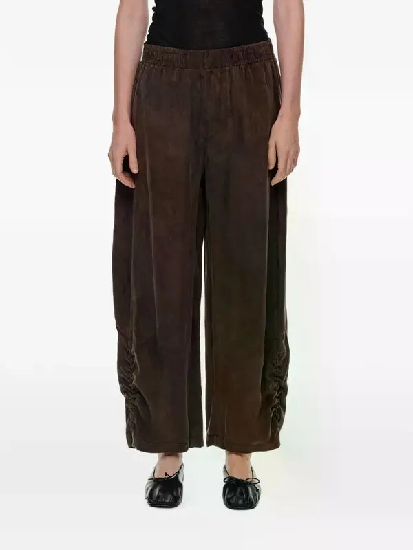 Bimba Y Lola Washed- Ruched Jogger Trousers
