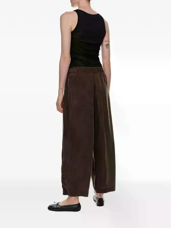 Bimba Y Lola Washed- Ruched Jogger Trousers