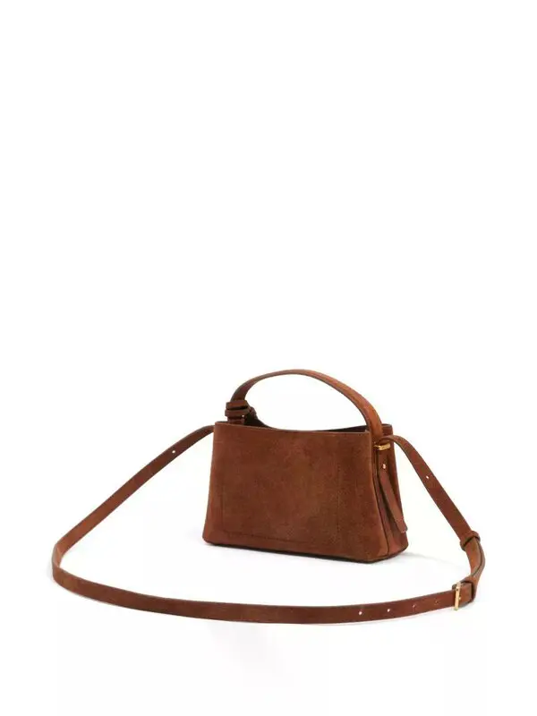Bimba Y Lola Chestnut Leather Chihuahua Mini Slouch Bag
