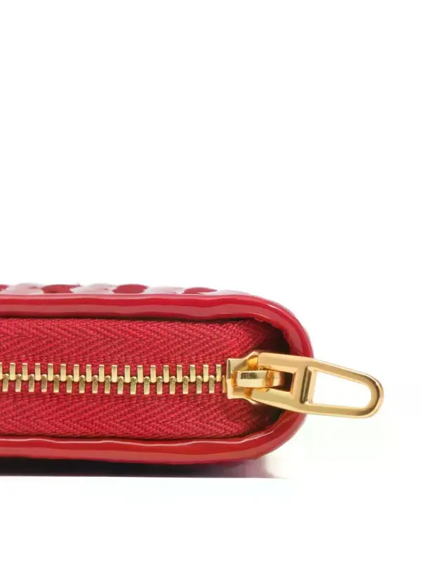 Bimba Y Lola Large Cherry Plaited Zip Wallet