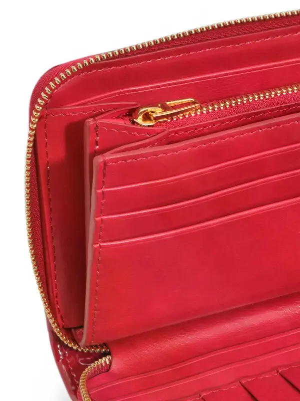 Bimba Y Lola Large Cherry Plaited Zip Wallet